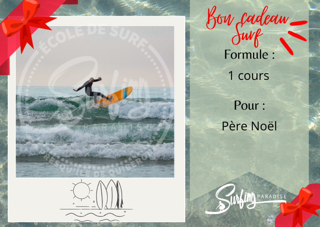 Noël approche - École de surf Quiberon Morbihan Surfing Paradise